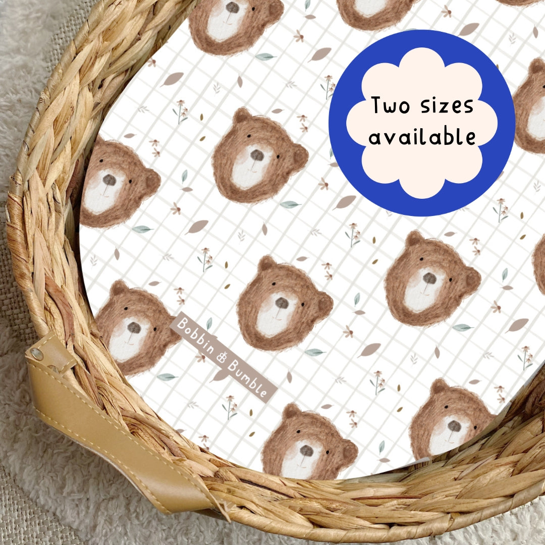 Bru Bear Head PVC Changing Basket Liner | Custom Sizes | Bobbin and ...