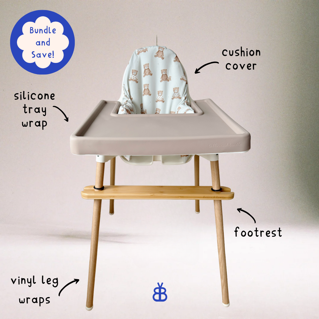 IKEA Highchair Teddy Bear Bundle | Bobbin & Bumble | Bobbin and Bumble