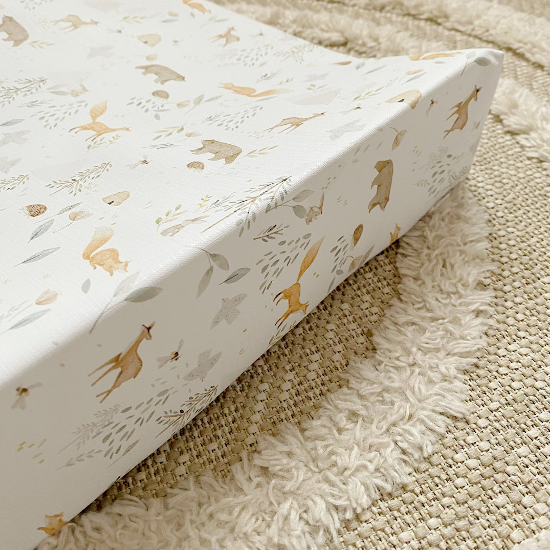 Anti-Roll Wedge Baby Changing Mat - Inca Print | Bobbin and Bumble